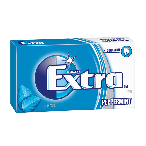 Extra Peppermint envelope 27g x 24 - Sweet Dealer