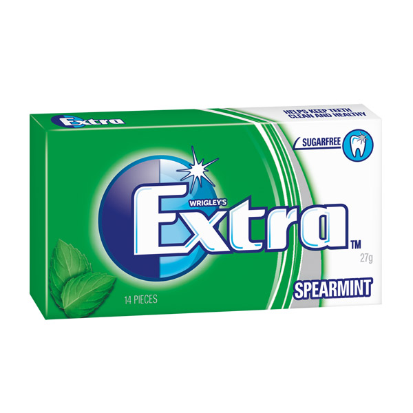 Extra Spearmint envelope 27g x 24 - Sweet Dealer